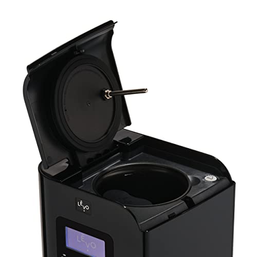 LĒVO II - Herbal Oil and Butter Infusion Machine - Botanical Decarboxylator, Herb Dryer & Oil Infuser - Mess-Free, Easy to Use - Make Infused Gummies, Brownies, Cookies & Other Treats (Licorice Black)