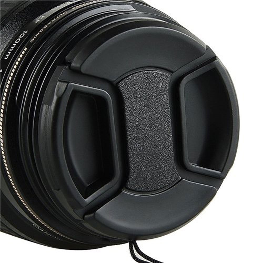 52mm Lens Cap for Nikon D850 D7500 D3500 Camera with AF-S 18-55mm lens,Canon EOS 90D , Rebel T7, 200d ii Camera w/ EF-M 55-200mm 18-55mm Lens,Snoy E w/ Sigma 30mm F1.4 Contemporary DC DN Lens(2 Pack)