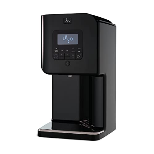 LĒVO II - Herbal Oil and Butter Infusion Machine - Botanical Decarboxylator, Herb Dryer & Oil Infuser - Mess-Free, Easy to Use - Make Infused Gummies, Brownies, Cookies & Other Treats (Licorice Black)