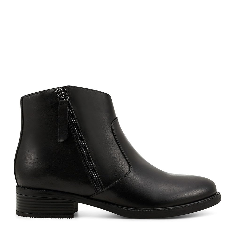 Easy Spirit Women's Lacy Ankle Boot, Black, 8 Wide
