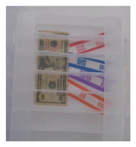 EZ-Strap Currency Strap Organizer (Clear)