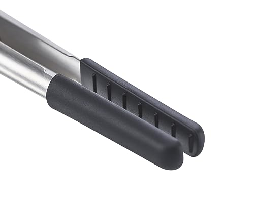 Joseph Joseph Elevate Fusion Precision tongs, BPA Free, Heat Resistant Non Stick Kitchen Utensil, Stainless Steel Handles, 12.01"L x 1.3"W