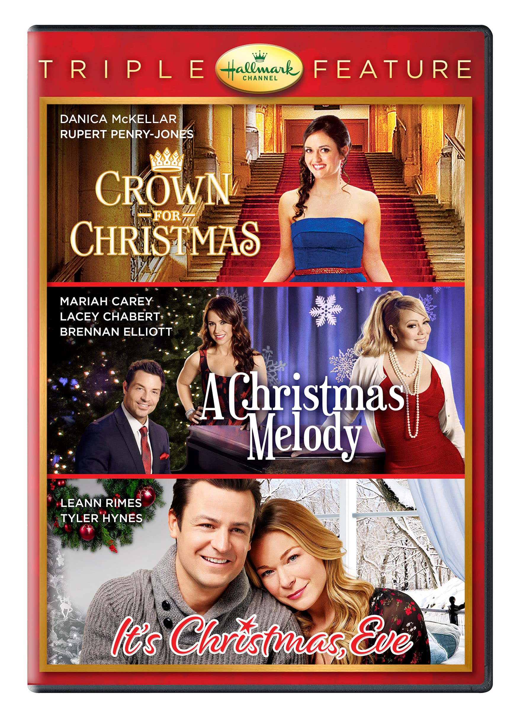 Hallmark 3-Movie Collection: Crown for Christmas / A Christmas Melody / It's Christmas, Eve