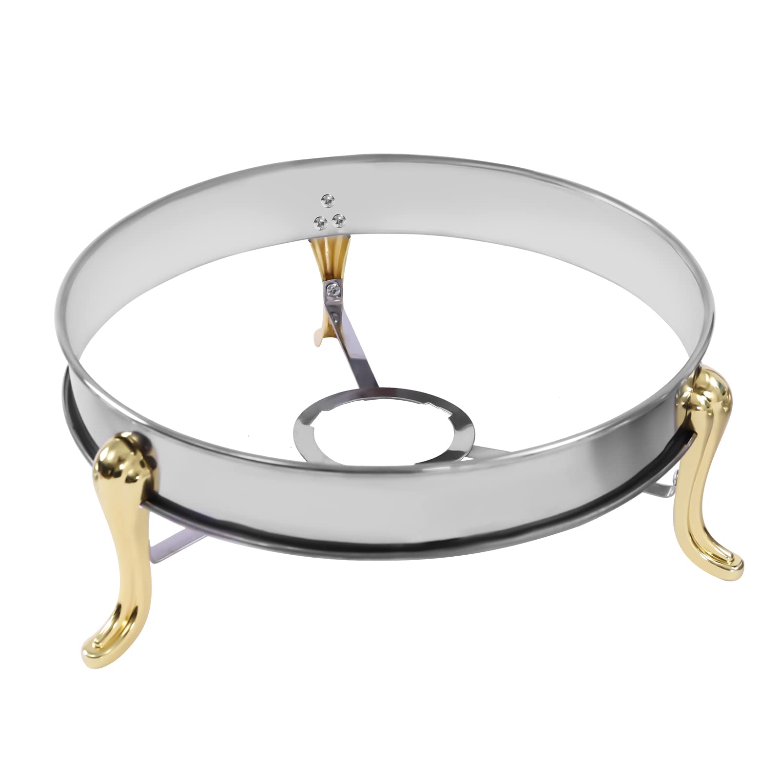 Round Chafing Dish Stainless Steel Chafing Dish Buffet Chafer 3L Catering Chafers and Buffet Warmers with Fuel Holder