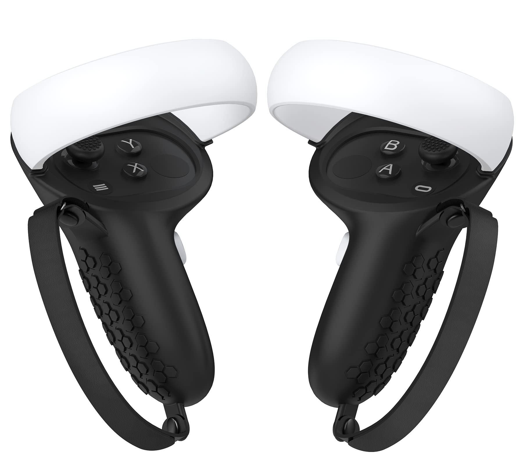 Controller Grips Compatible with Oculus Quest 2 Accessories, Silicone Grip Cover Protector, Soft Shell Skin by Gwyoneaon