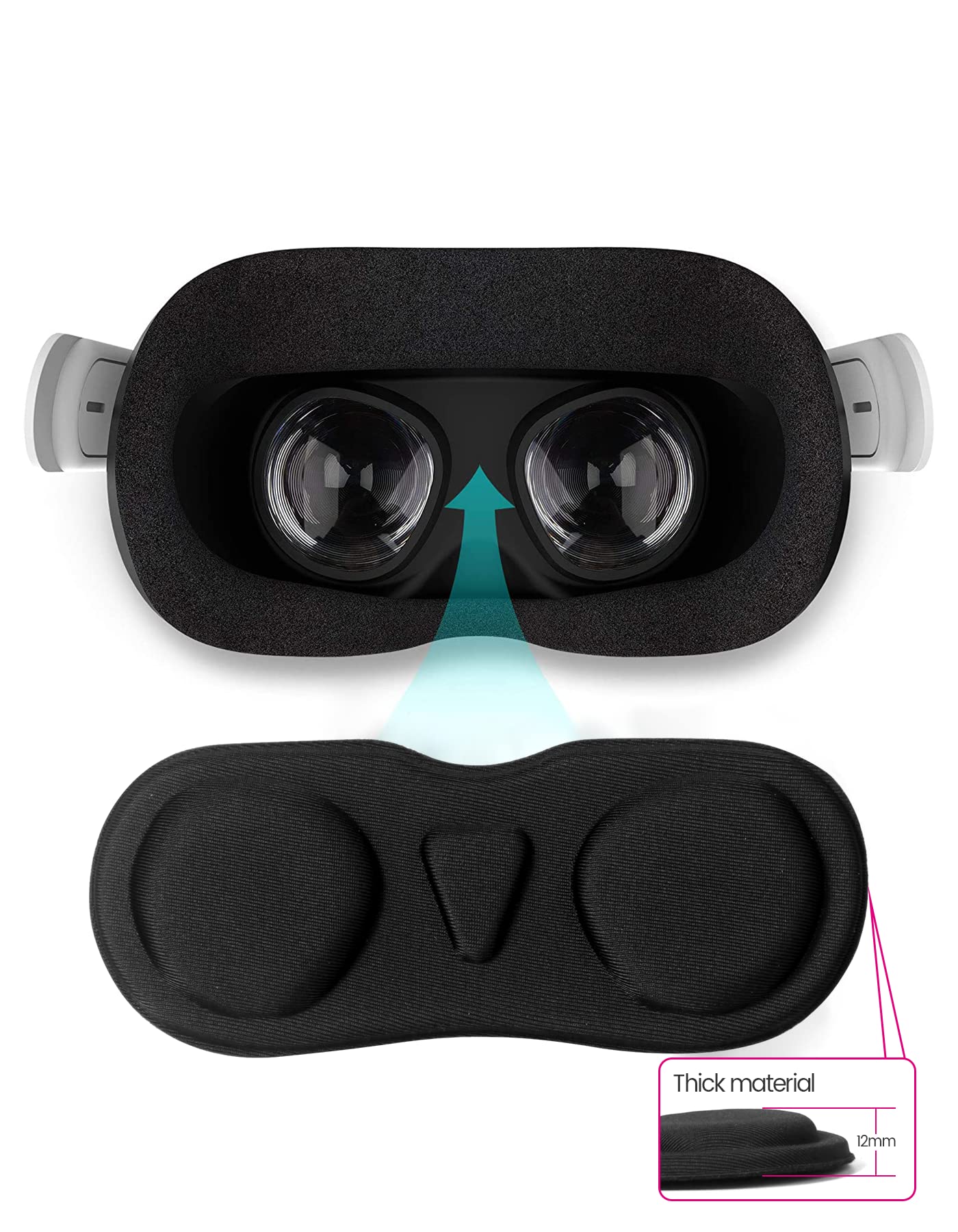 Controller Grips Compatible with Oculus Quest 2 Accessories, Silicone Grip Cover Protector, Soft Shell Skin by Gwyoneaon