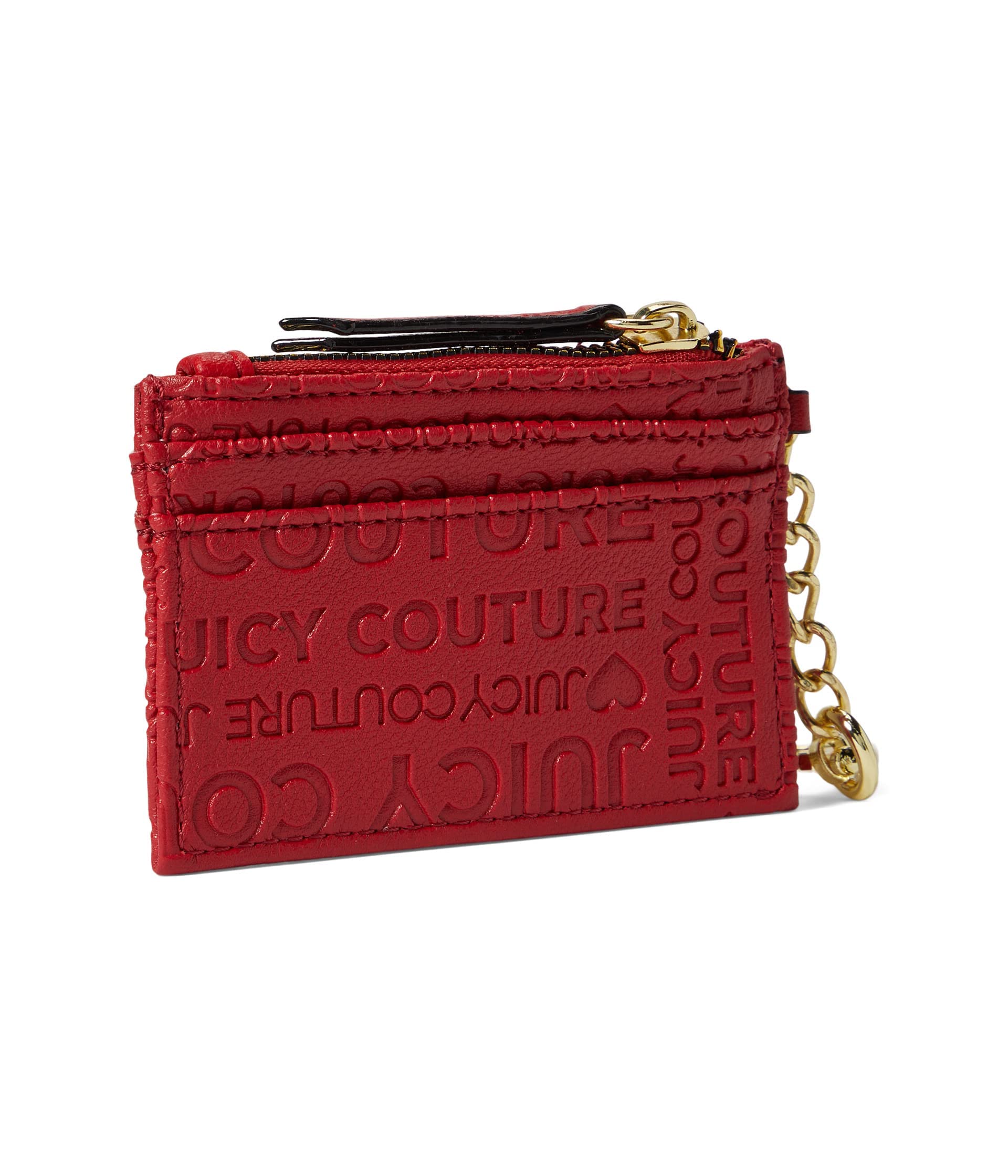 Juicy Couture Glam Card Case Scarlet Red One Size