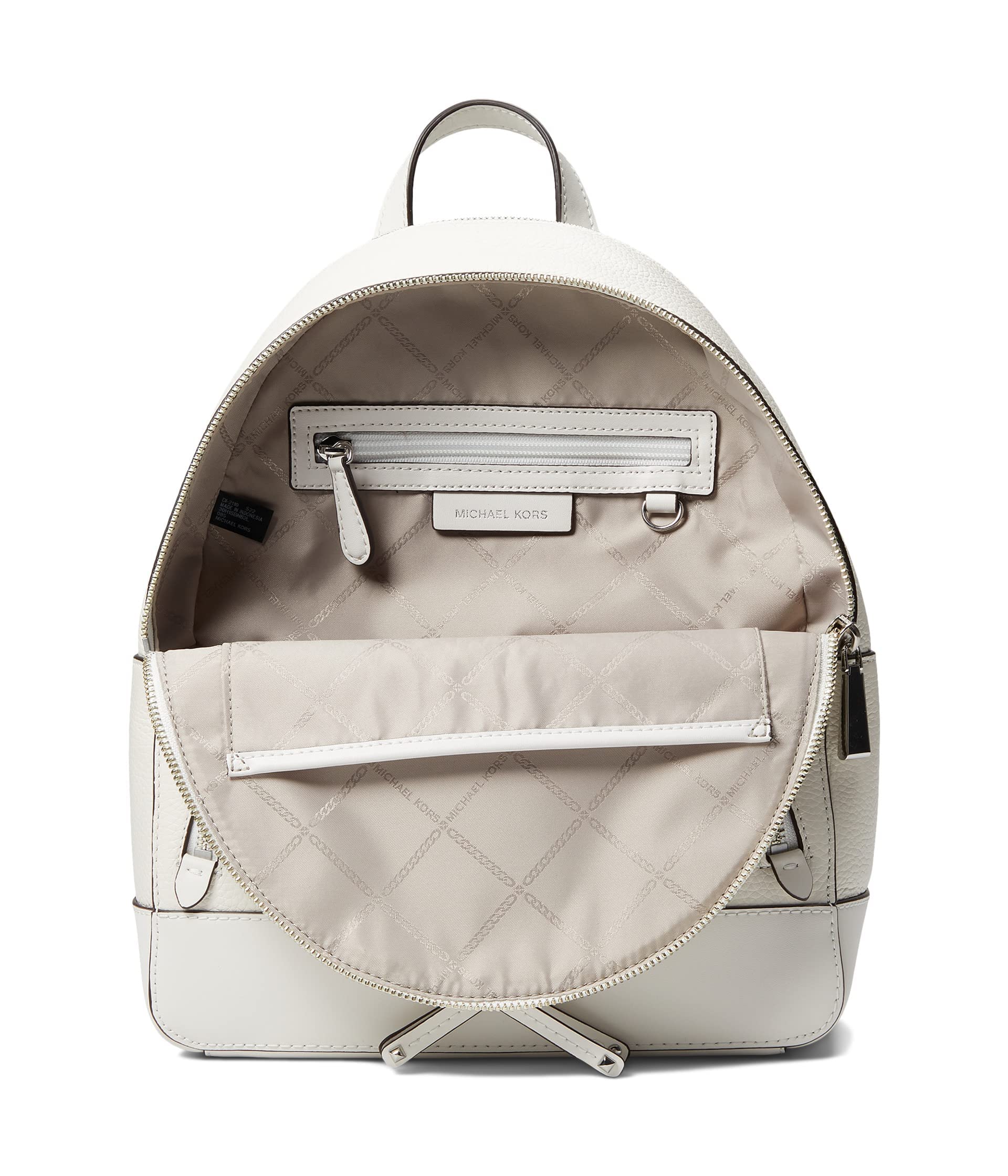 Michael Kors Brooklyn Medium Backpack Optic White One Size