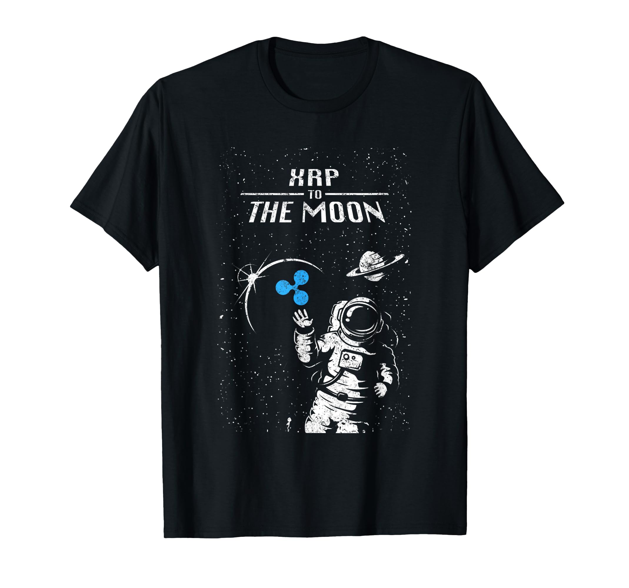 XRP To The Moon Funny Ripple Logo Gear For Men & Women T-Shirt