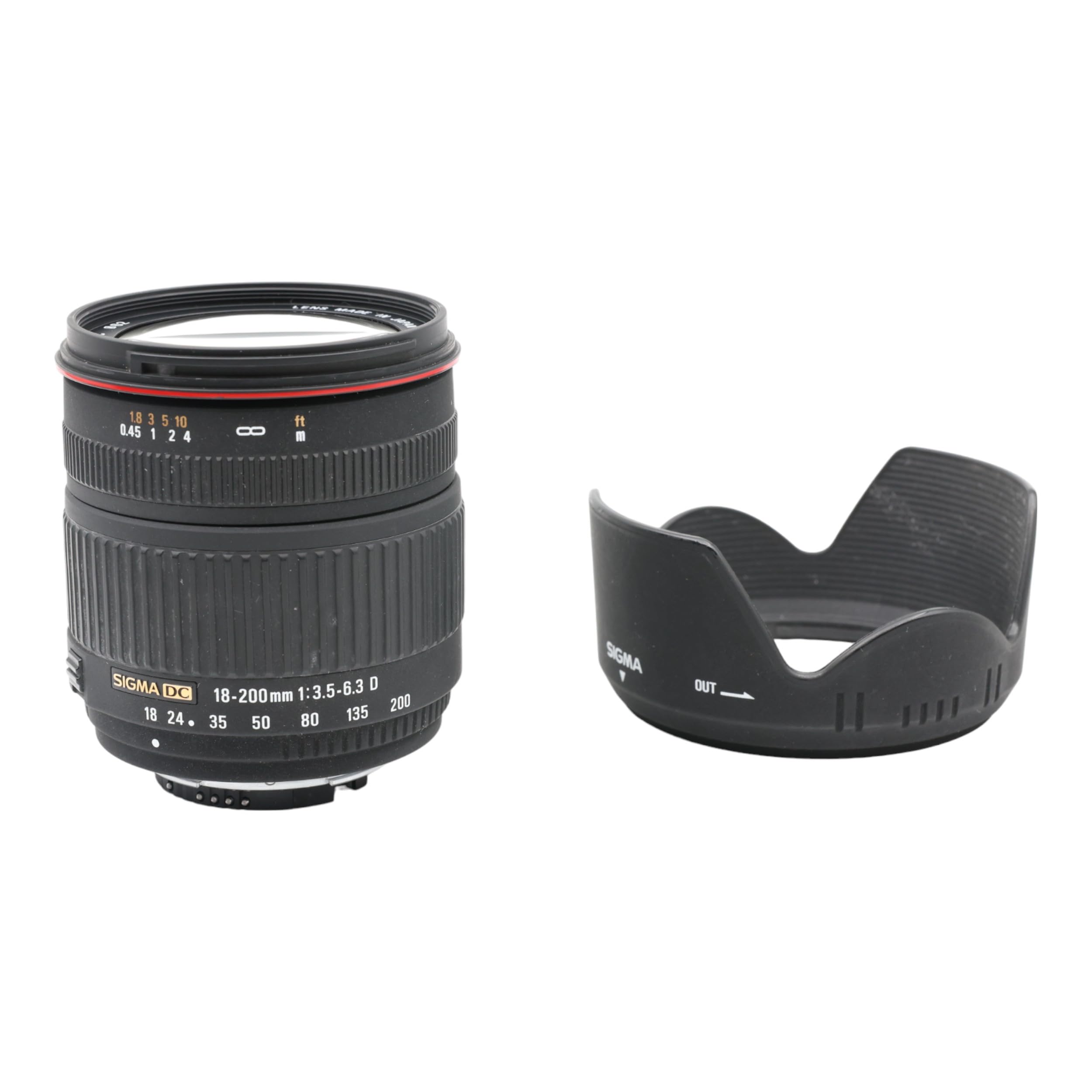 Sigma 18-200mm f/3.5-6.3 DC Lens for Nikon Digital SLR Cameras
