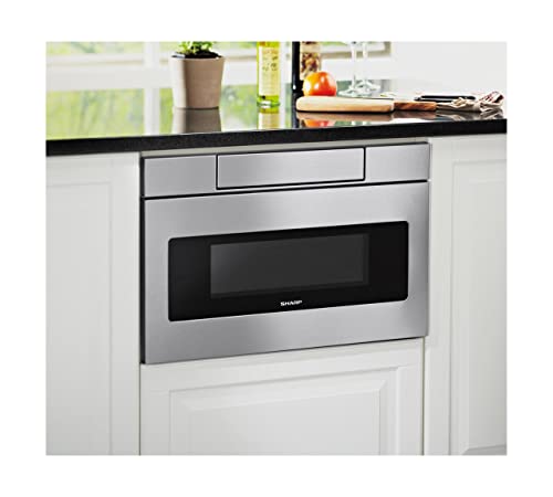 Sharp SMD2470AS Microwave Drawer Oven, 24-Inch 1.2 Cu. Feet, Stainless Steel