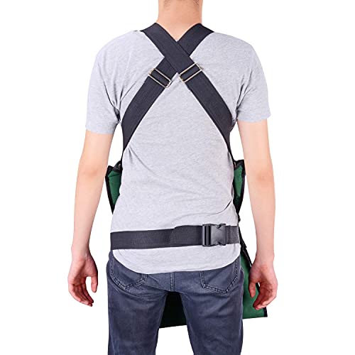HANZIUP Large Fruit Picking Bag, Adjustable Harvest Garden Apron Storage Pouch for Harvesting Vegetables Big Fruits Apple Mango Pear Peach Mango Kiwi Lemon Cherry