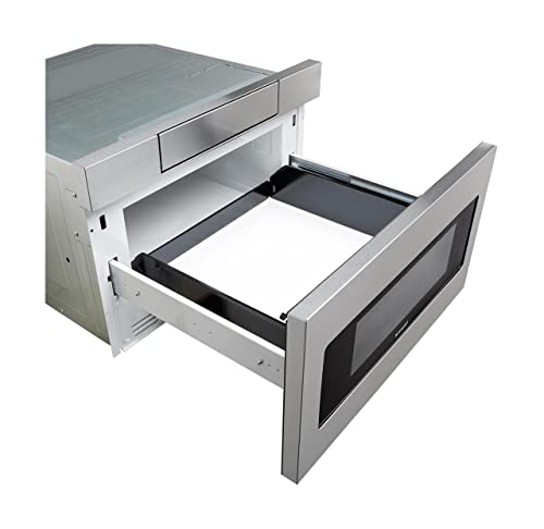 Sharp SMD2470AS Microwave Drawer Oven, 24-Inch 1.2 Cu. Feet, Stainless Steel