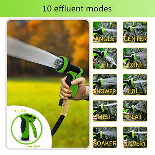 304 Stainless Steel Metal Garden Hose Transparent garden hose - Durable and Easy to Use (25FT, Transparent color)