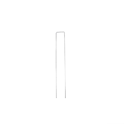 Garden Landscape Staples, Heavy Galvanized Stakes 12 Inch, 50 Pack