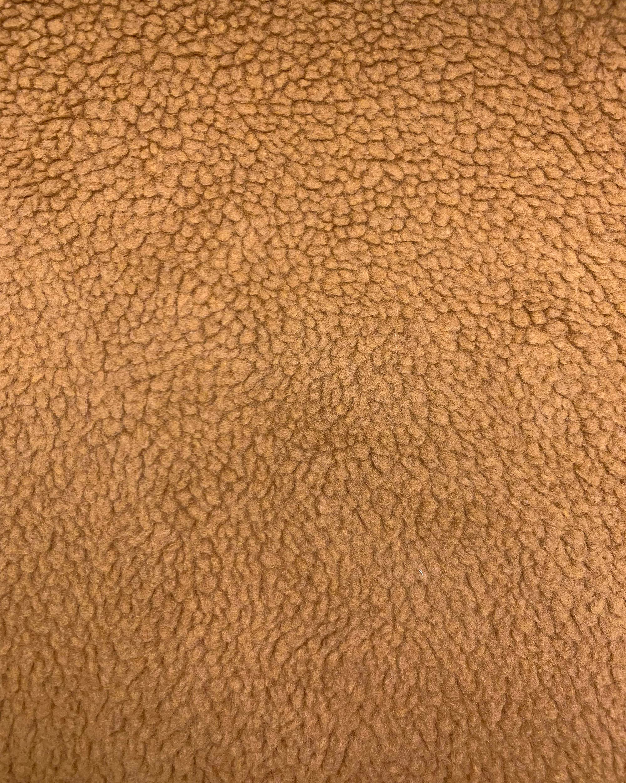 Heavy Duty Sherpa Sheep Skin 60" Wide - 21oz per Yard, 7.7mm Sold by The Yard - Camel