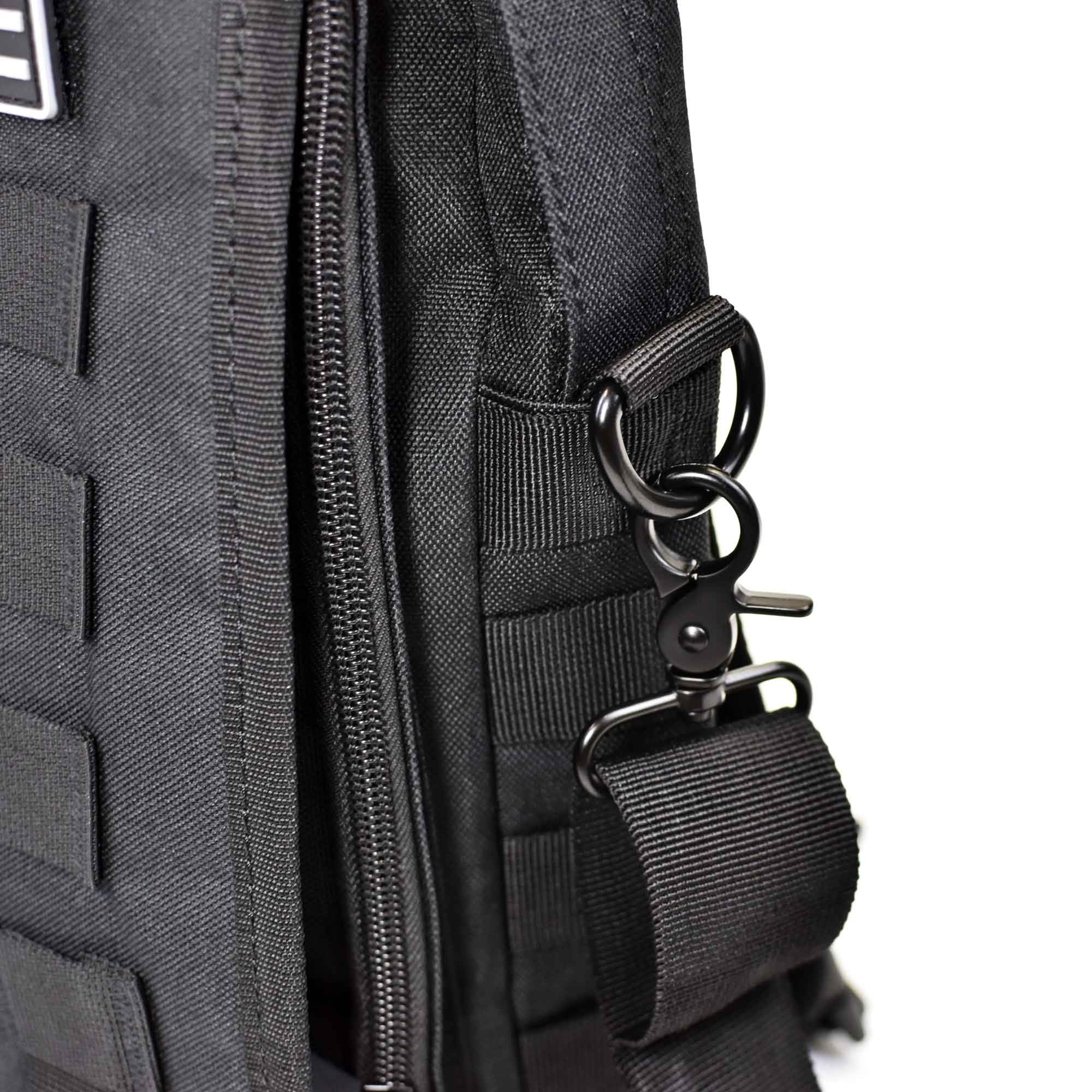 TORCH EDC Gear Commuter Backpack Urban Cycling MOLLE Water Resistant Laptop Bag Black