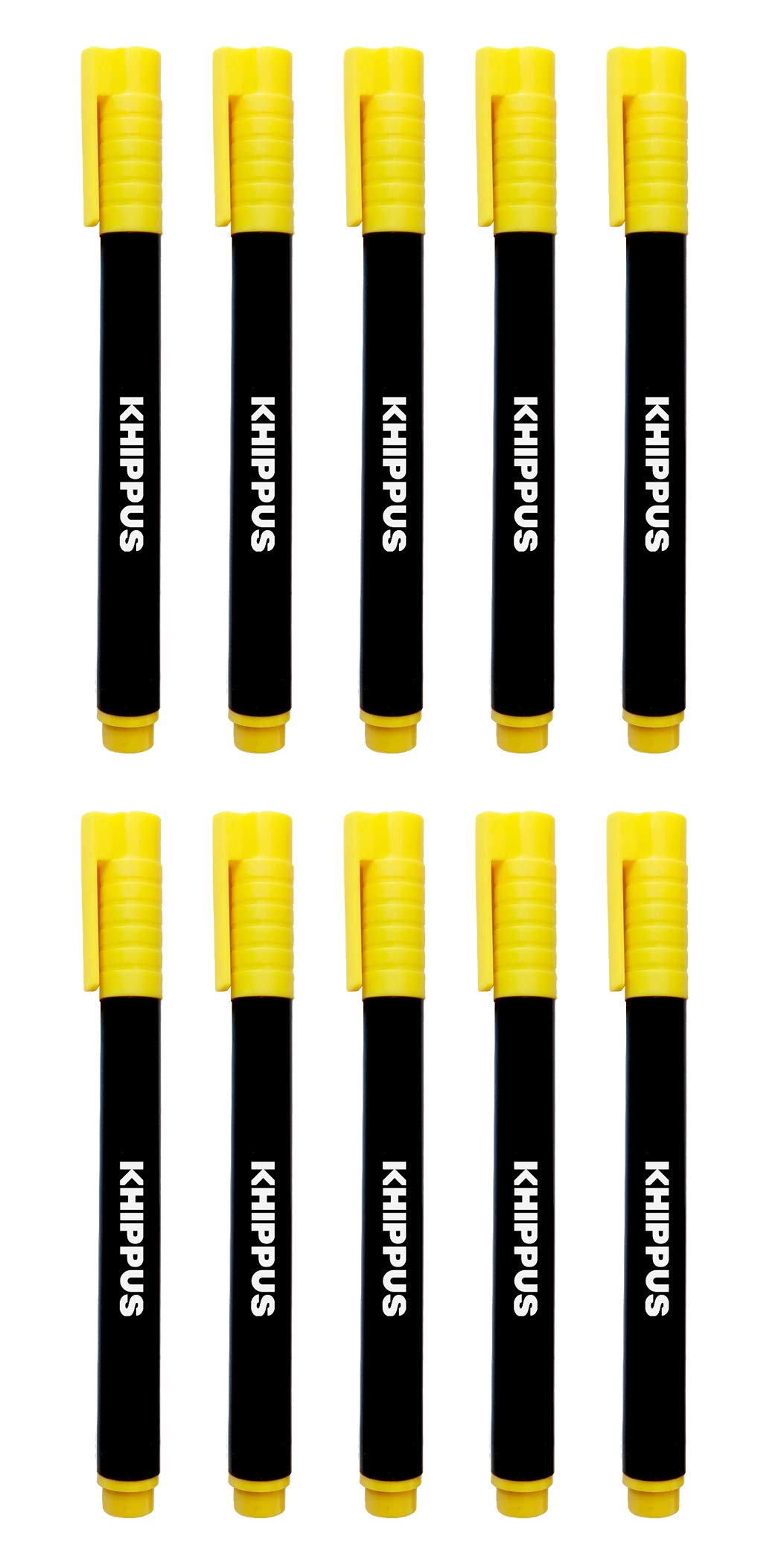 Khippus Counterfeit Bill Money Detector Pen, The Marker That Detects Fake Currency (Pack of 10 pens)