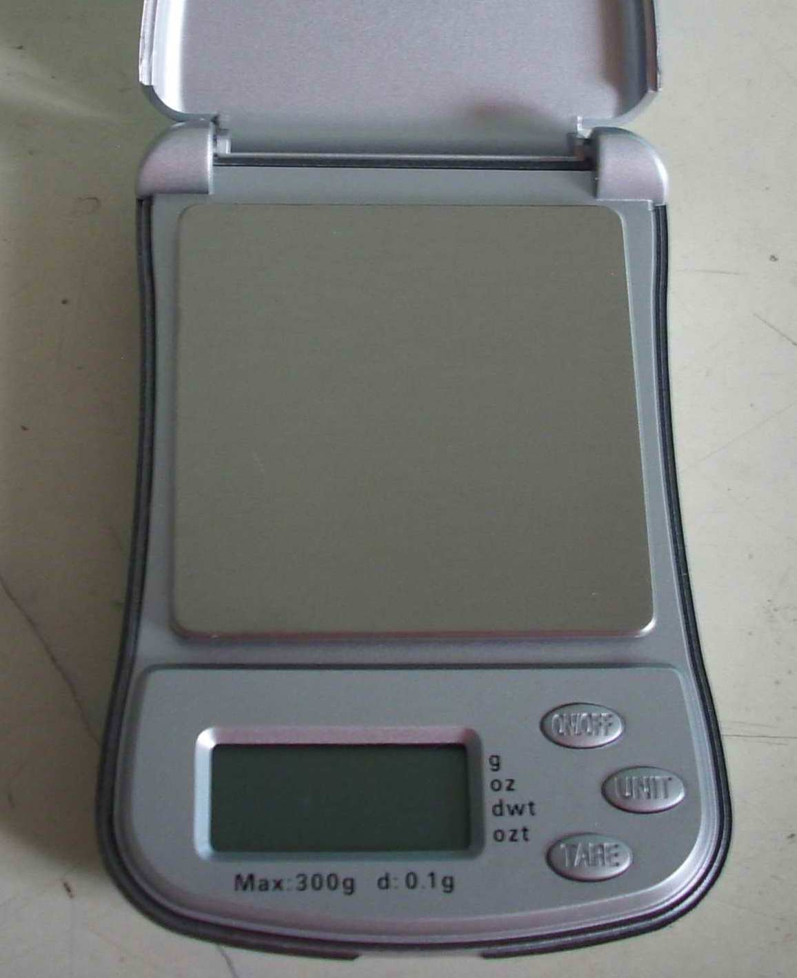 Newline Digital Pocket Jewelry Fliptop Accurate Scale, SHP0003-Silver