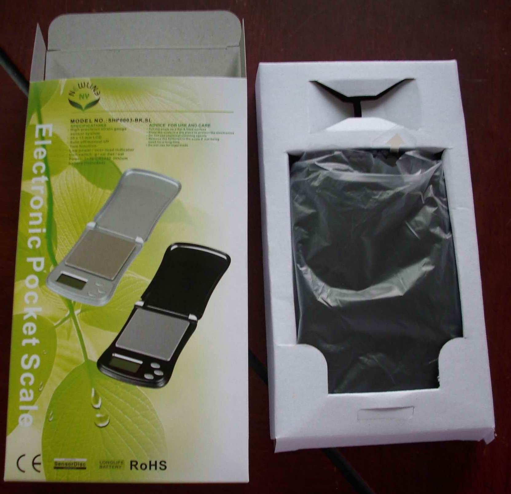 Newline Digital Pocket Jewelry Fliptop Accurate Scale, SHP0003-Silver