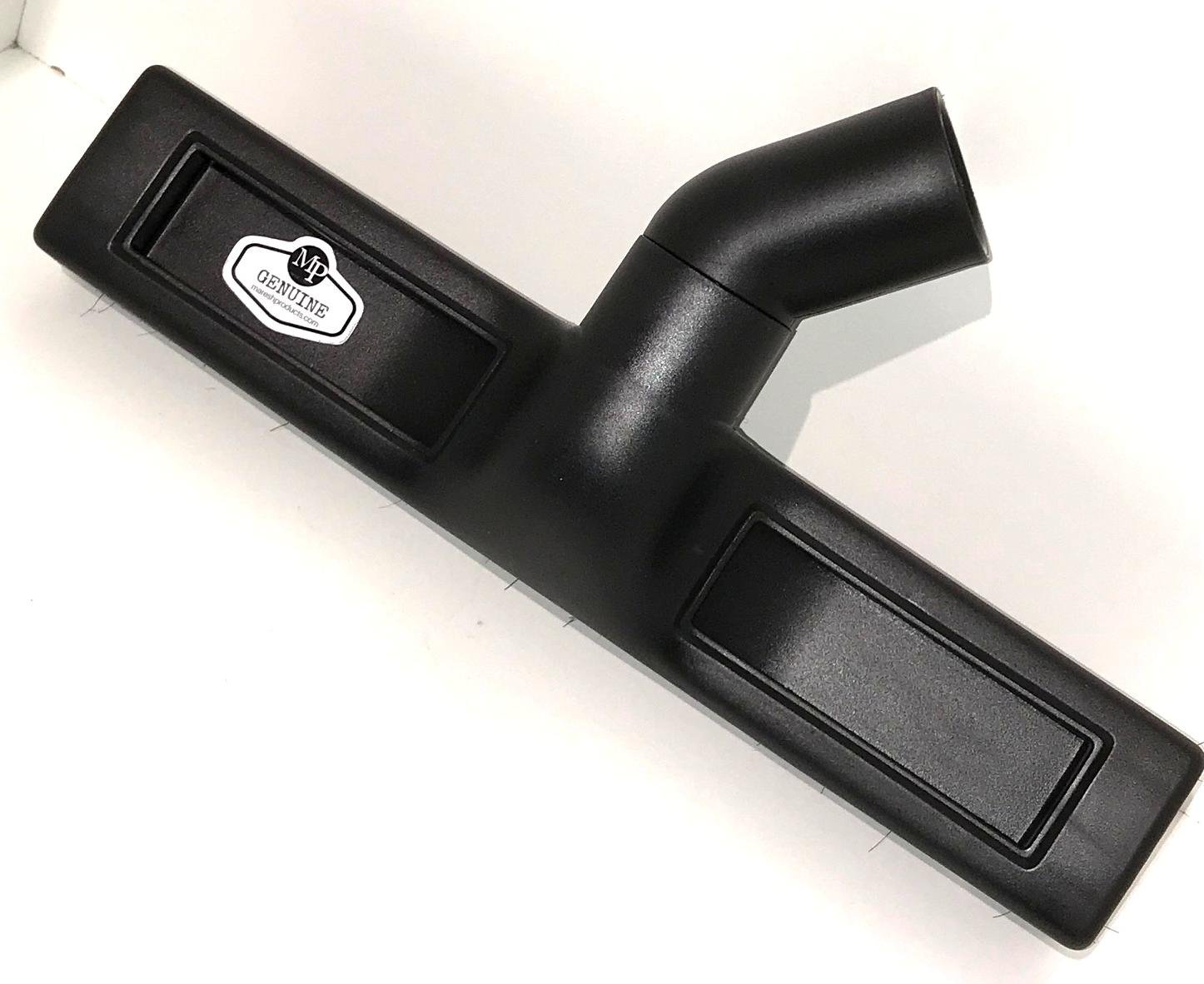 MP Maresh Products Vacuum Brush Attachment Compatible with Central Vac - Horse Hair Bristles for Thorough Cleaning, Bare Floor or Wall Brush, Replacement Part for Central Vac - 12" with Wheels (Black)