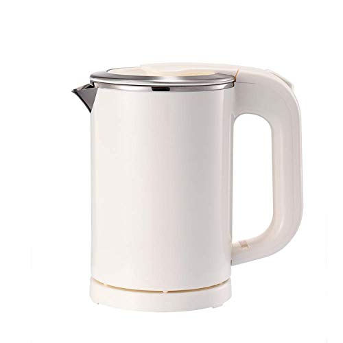0.5L Portable Electric Kettle, Mini Travel Kettle, Stainless Steel Water Kettle - Perfect For Traveling Cooking Noodles, Boiling Water, Eggs, Coffee, Tea(White 110V)