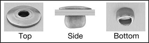 Persberg #812 Blind Aluminum Long Rivets, (100pcs), 1/4" x 3/4" Inch, Choose Size, Grip Range (.626-.750)", Blind Rivet (120-49)
