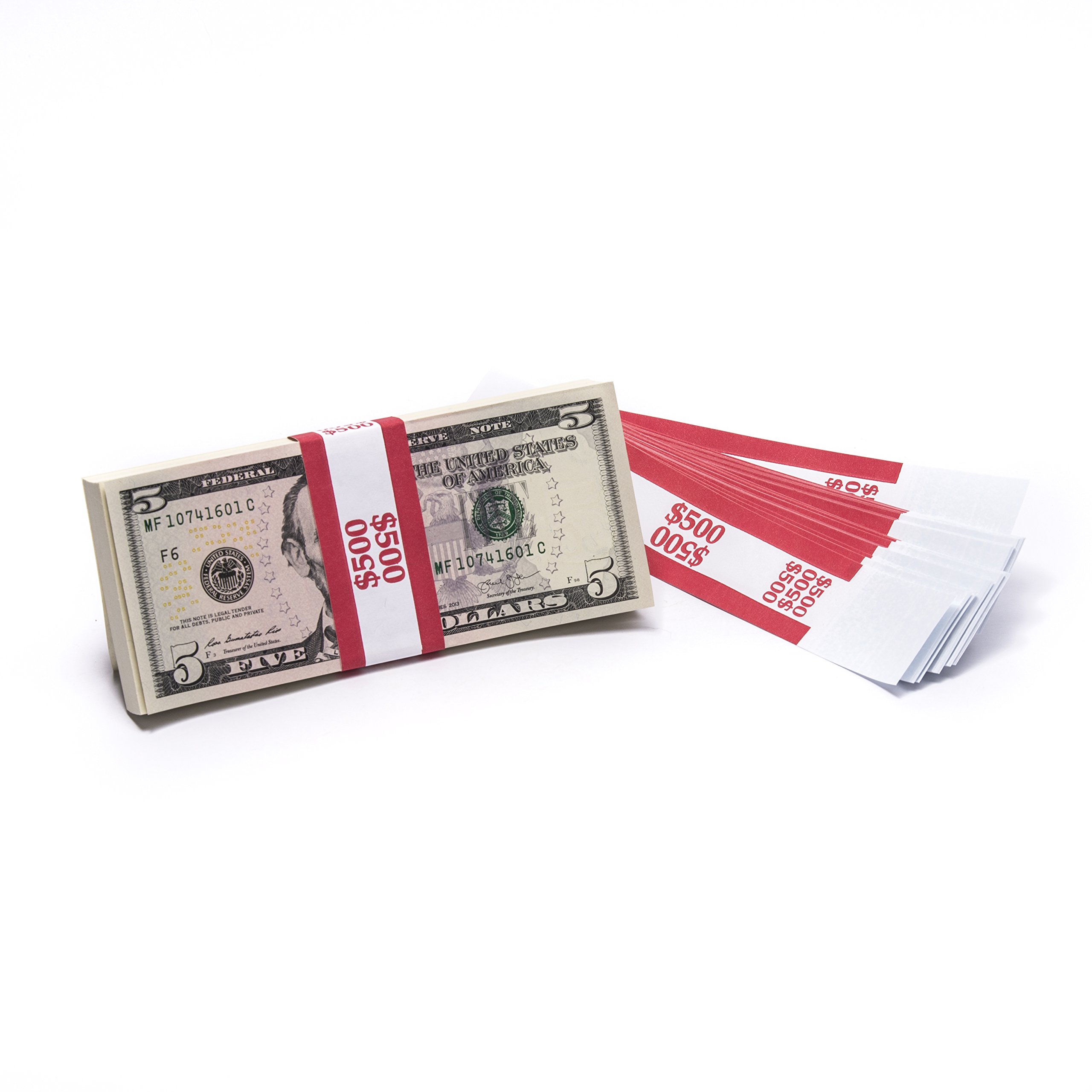 Barred ABA $500 Currency Band Bundles (500 Bands)