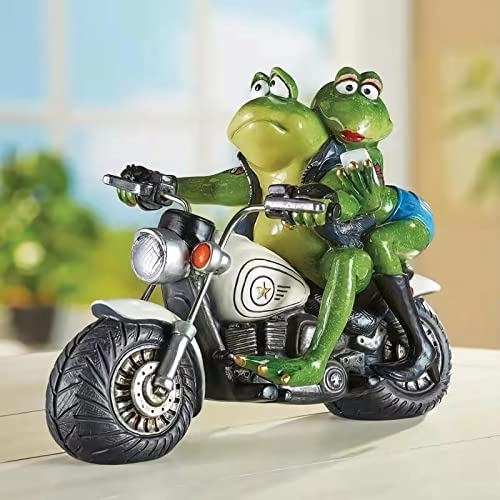 Funny Frog Garden Statues Outdoor Clearance Large Decor, Frog Figurines and Statues for Home Decorations, Cute Frog Gifts for Frog Lovers Women