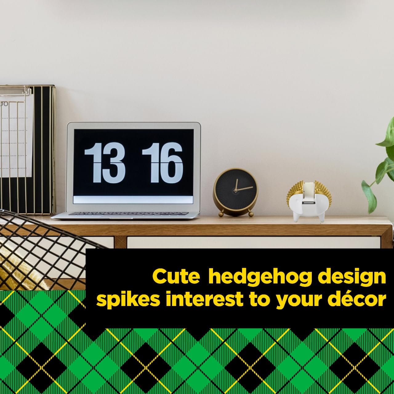 Scotch Brand Hedgehog Tape Dispenser, Great for Gift Wrapping, Includes 3/4 in x 350 in Tape Roll (C47-HEDGEHOG-G)