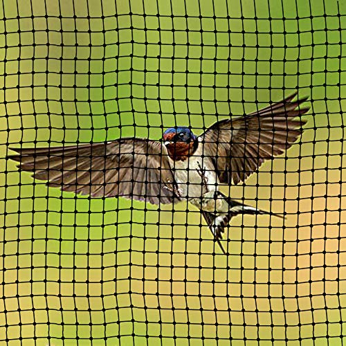 ASPECTEK Deer and Animal Fence Netting, 6.56 x 100 Feet Bird Netting for Garden Protection, Easy to Use and Reusable, Black