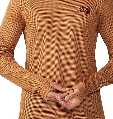 Mountain Hardwear Men's AirMesh Hoody, Copper Clay, Large