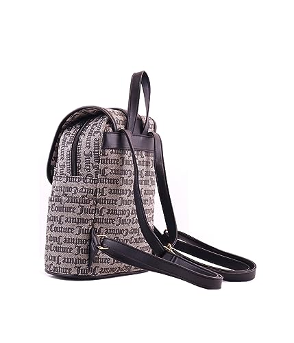 Juicy Couture Pop That Lock Backpack Black/Beige One Size
