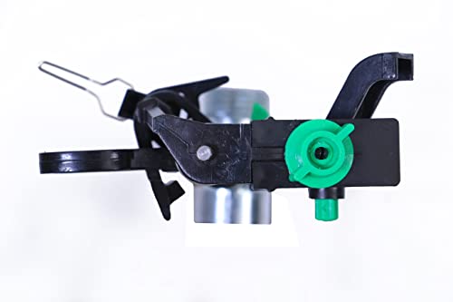 Pulsating, Impact Sprinkler with Stand (Spike) Pack of 2, for Garden Lawn and Yard by APT, Features Stainless Steel Fulcrum Pin Package Includes 2 pcs Hose connectors