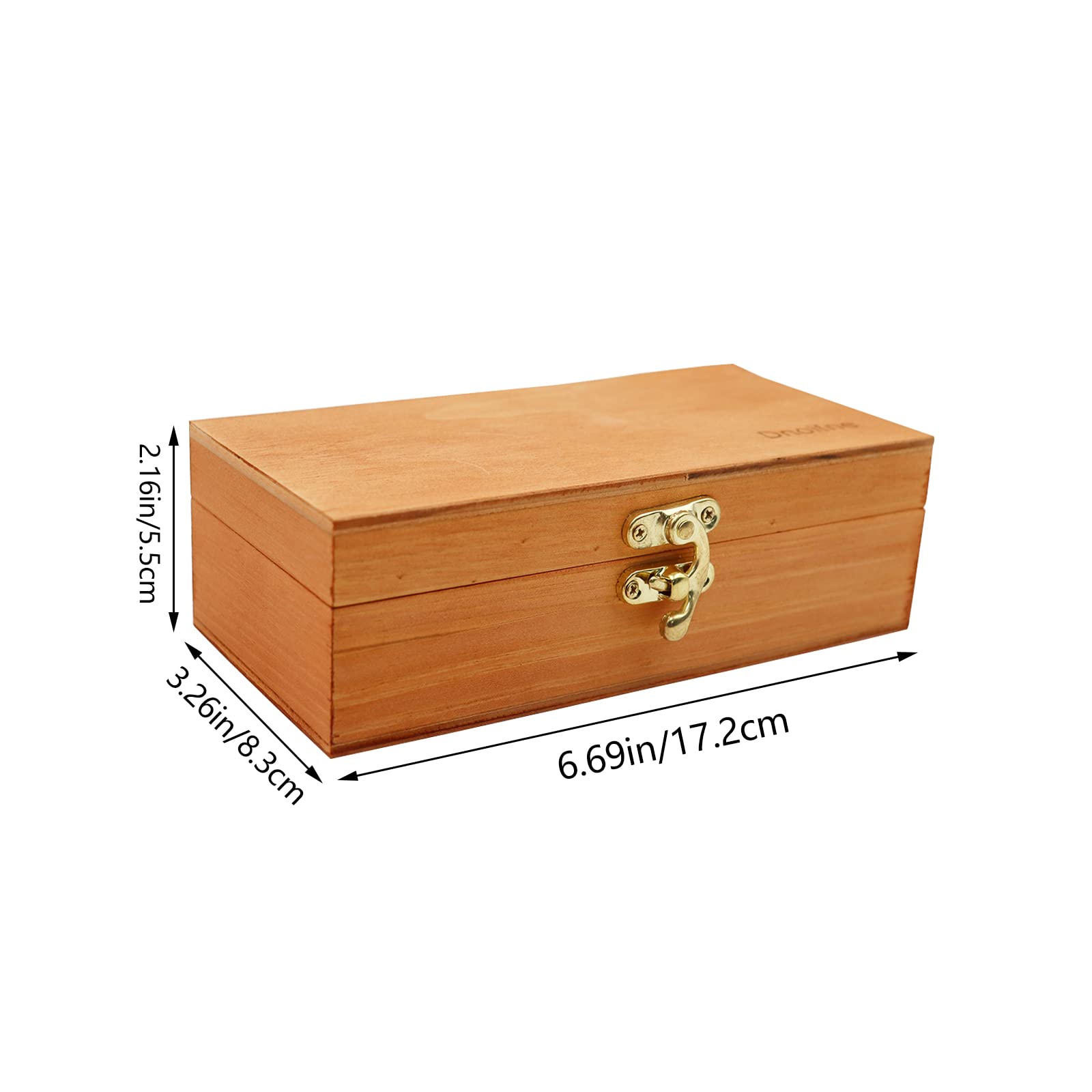 Wooden Lockable Currency Tray, Single Row Currency Tray, Cash Organizer Money Storage Box, Money Organizer for Cash (Bronze)