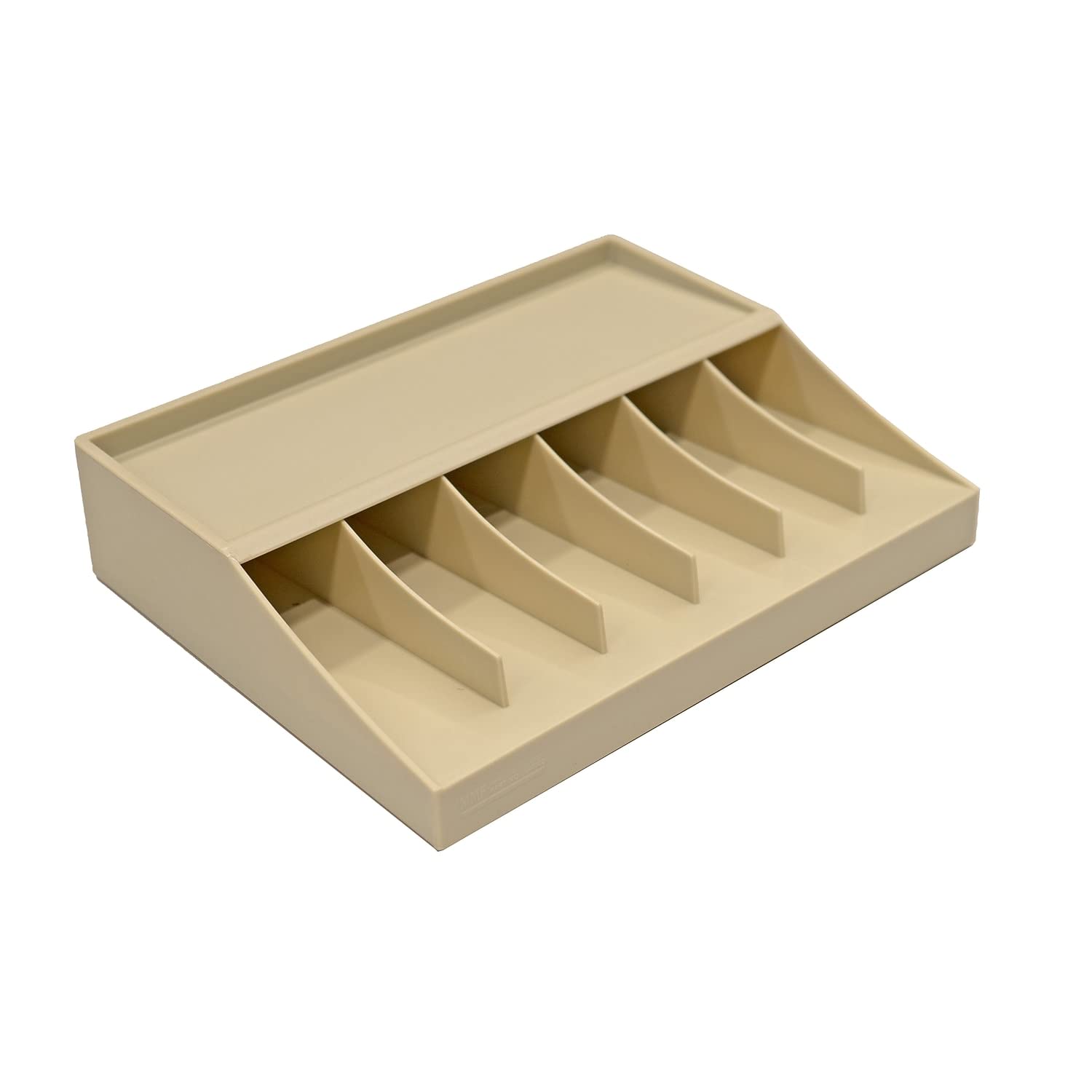 Single Level Coin wrap or Bill Strap Rack, Pebble Beige