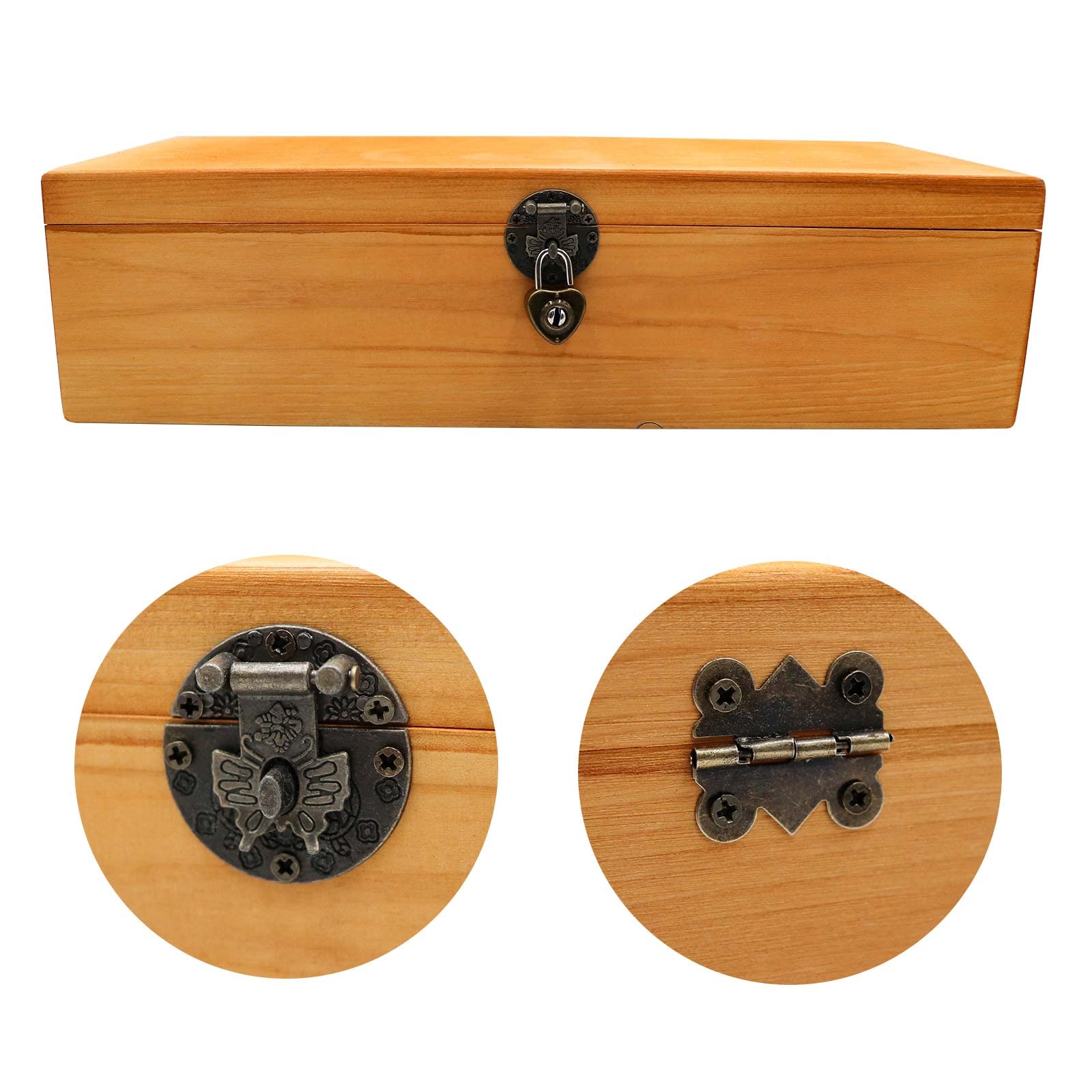 Bronze Wooden Lockable Currency Tray, 5 Compartment Cash Organizer, Cash Organizer Money Storage Box with Lockable Cover, Money Organizer for Cash