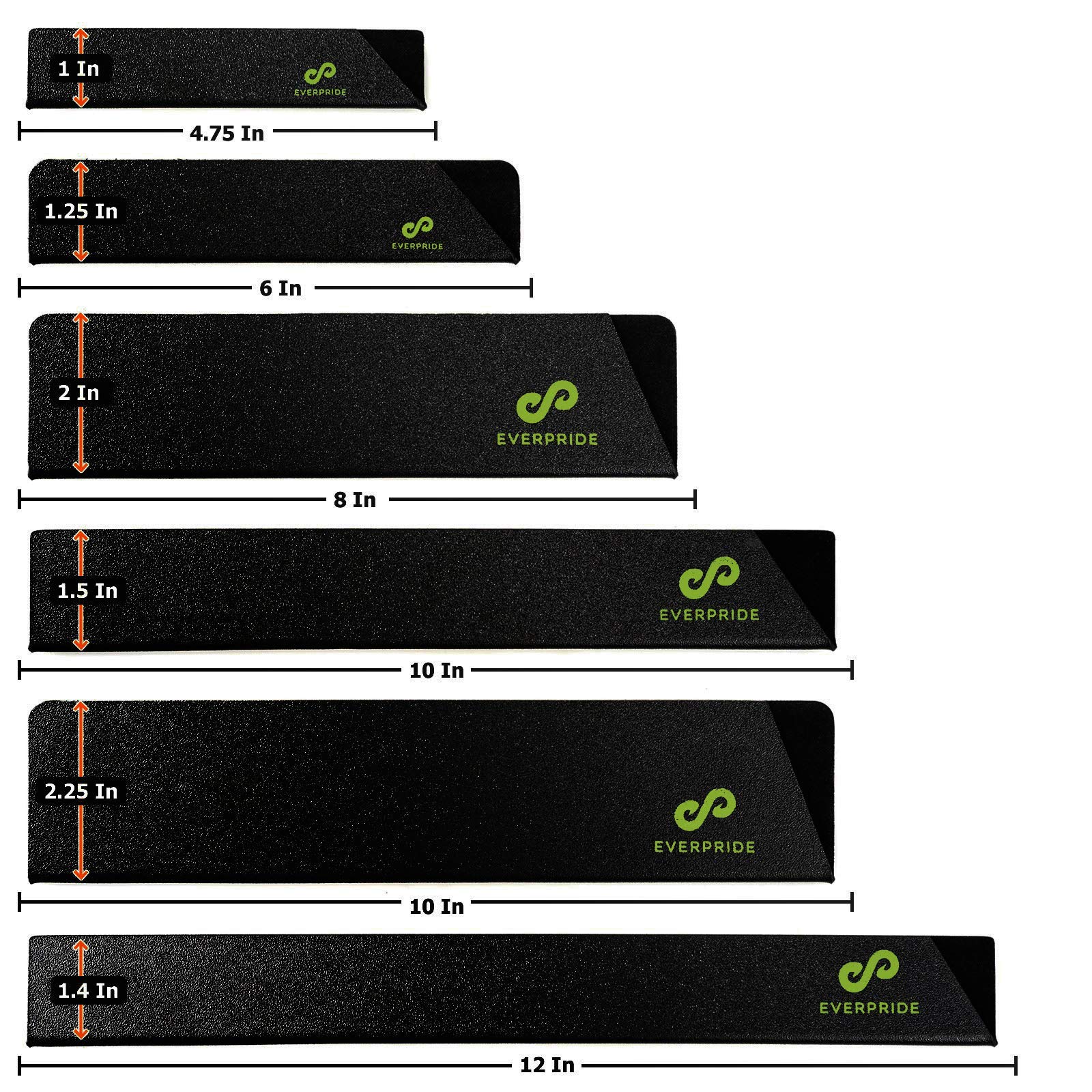 EVERPRIDE Chef Knife Roll PLUS Knife Guard Set (6-Piece Set) Bundle β Knife Bag Holds 10 Knives, Meat Cleaver and Kitchen Tools β Felt-Lined and BPA Free Knife Sheath Set β Knives Not Included