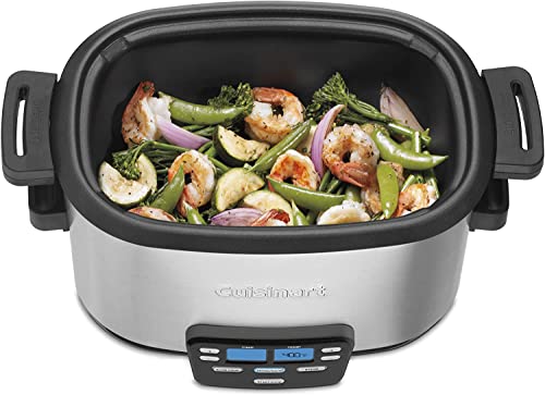 Cuisinart MSC-600 3-In-1 Cook Central 6-Quart Multi-Cooker: Slow Cooker, Brown/Saute, Steamer
