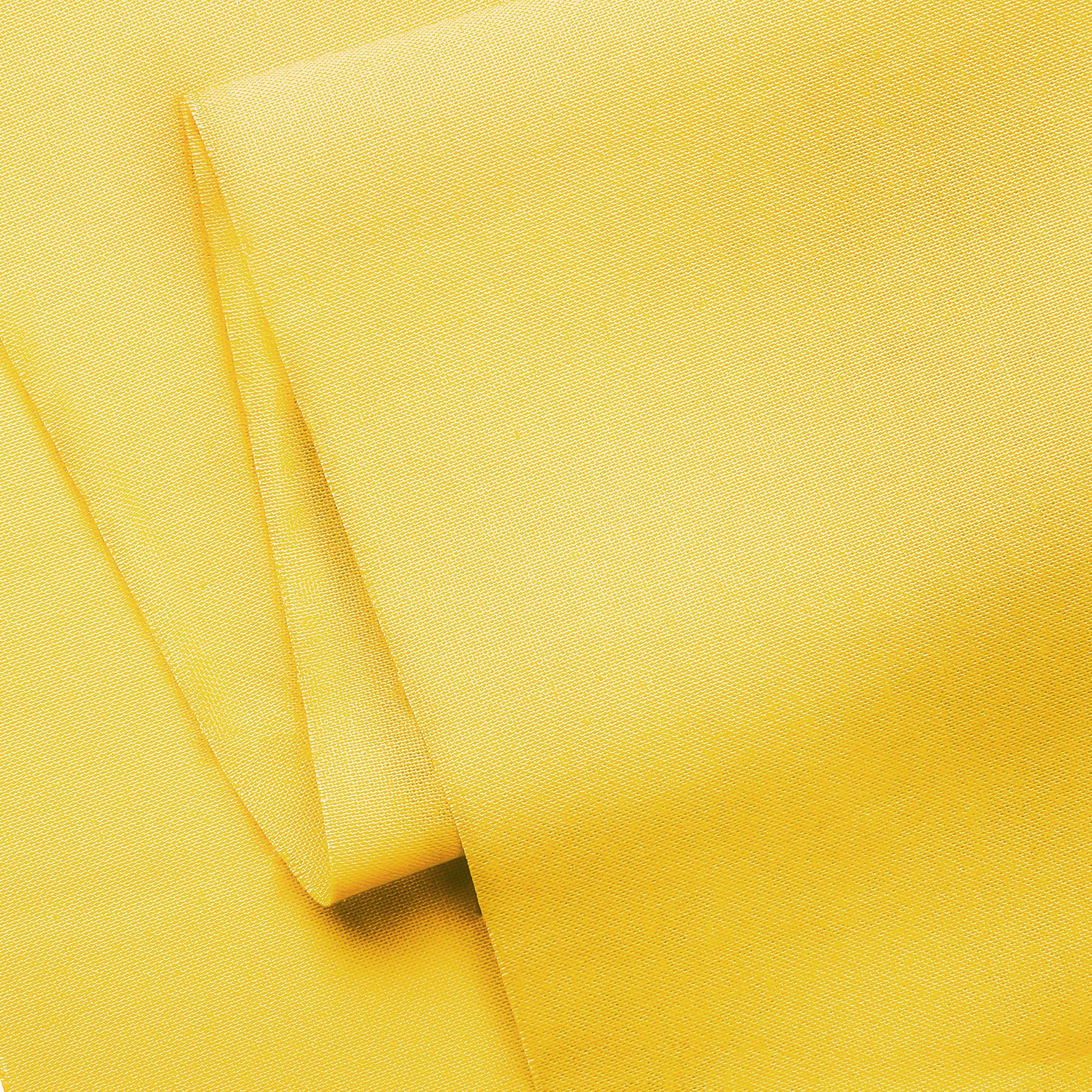 Craftido-19 Options-100% Cotton Fabric by The Yard in Solid Color 44”Wide by 3yd (9 ft) -Medium Weight 5.2 oz- for Quilting, Sewing, Crafts, Binding, Backing and Lining - Lemon