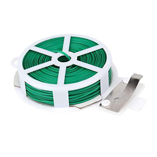 VIMOA Garden Twine 164 Feet Garden Twist Ties with Cutter for Plants, Vines and Wrapping Cords Christmas Tree Tie