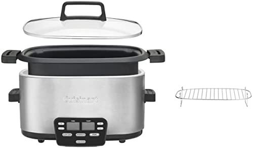 Cuisinart MSC-600 3-In-1 Cook Central 6-Quart Multi-Cooker: Slow Cooker, Brown/Saute, Steamer