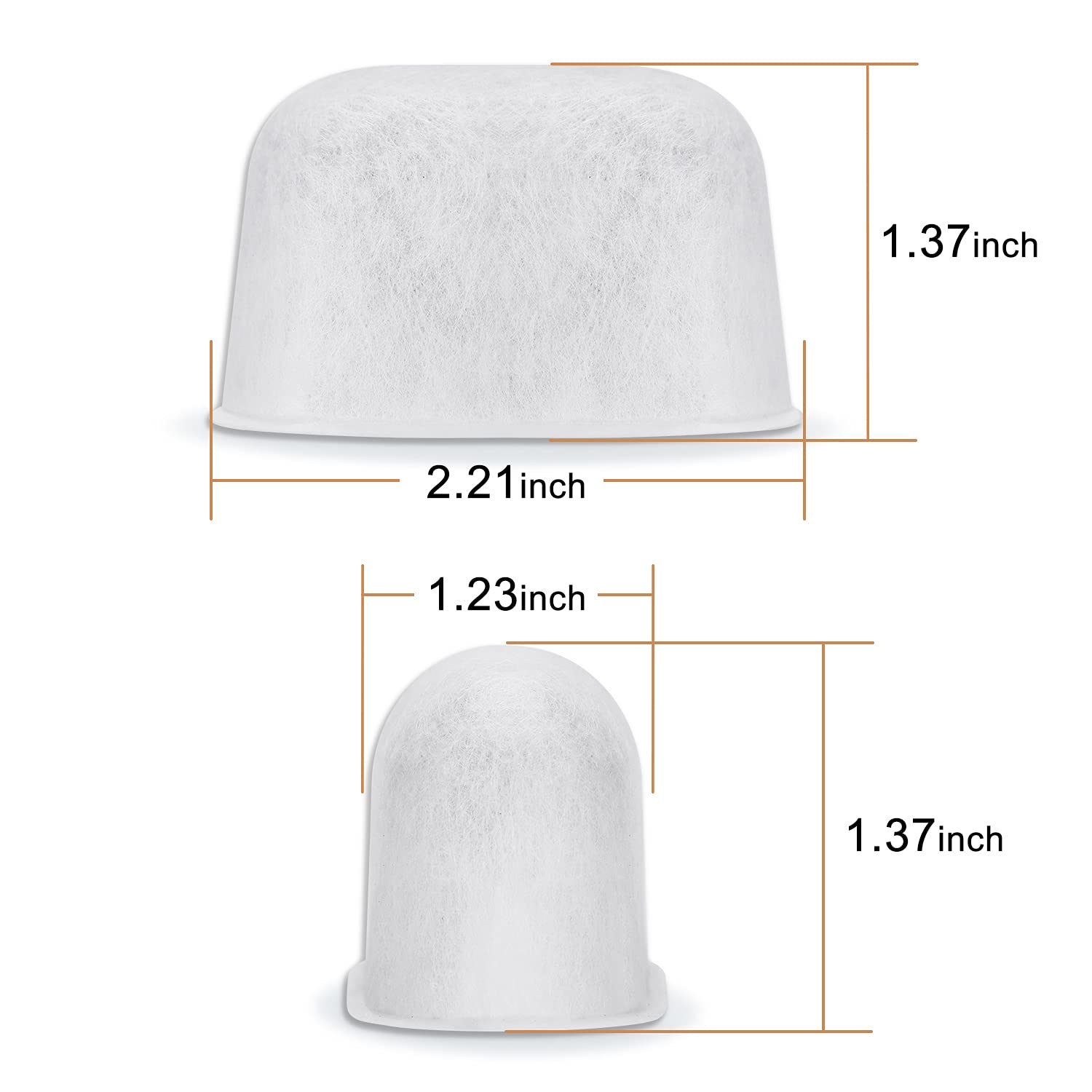 Premium 12-Pack Replacement Charcoal Water Filters for Keurig Coffee Machine