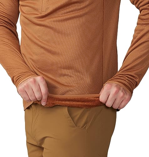Mountain Hardwear Men's AirMesh 1/2 Zip, Copper Clay, Medium
