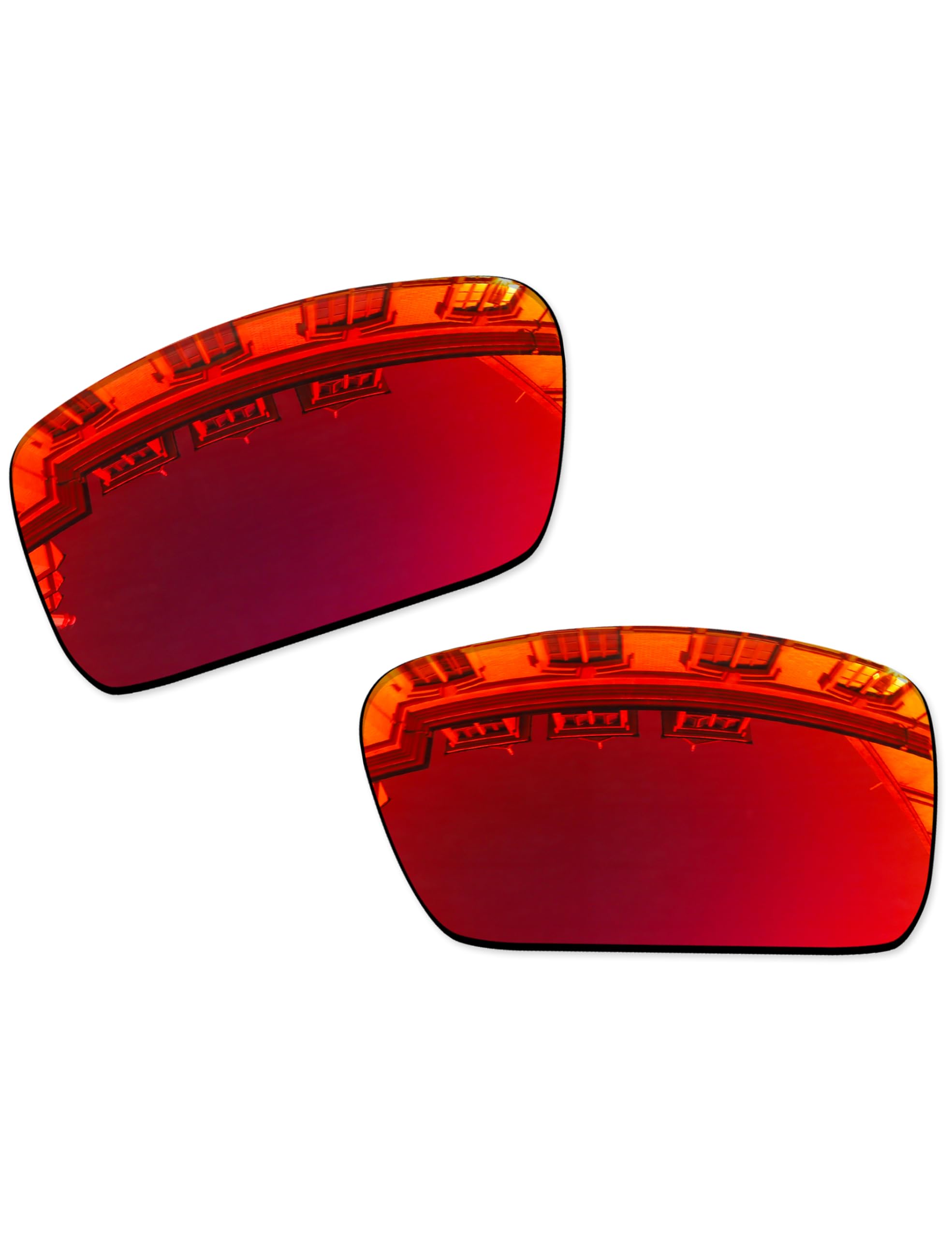 Vonxyz Lenses Replacement for Oakley Currency OX8026 Sunglass - Ruby MirrorCoat Polarized