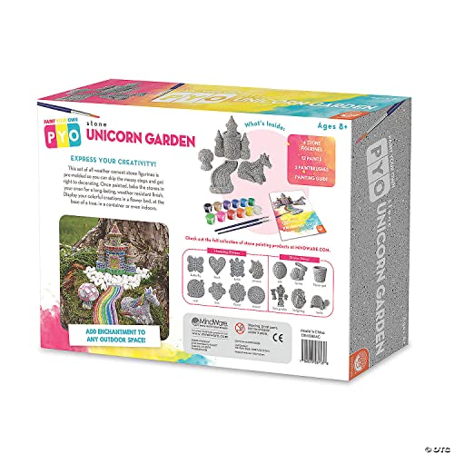 MindWare Paint Your Own Stone Set: Unicorn Garden