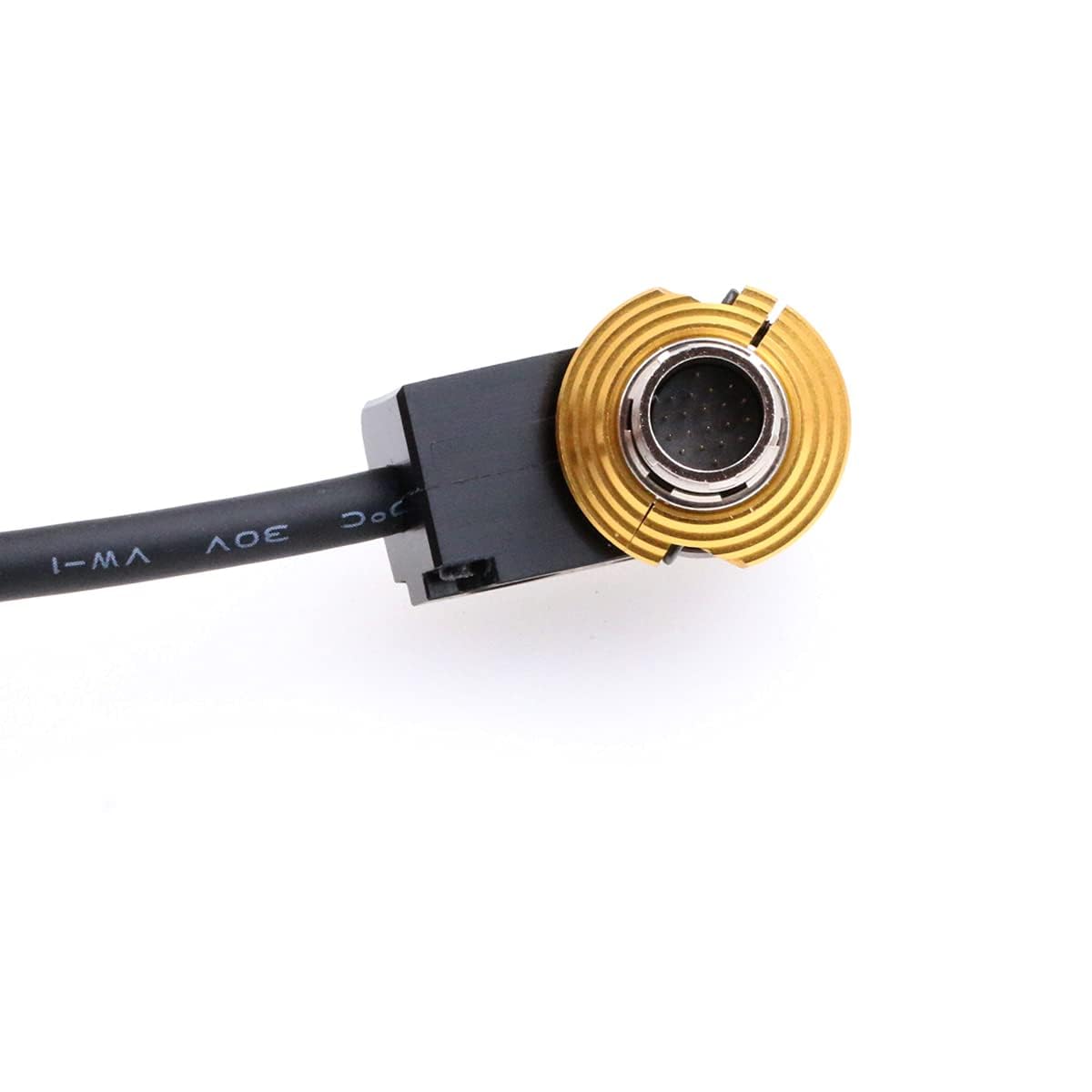 Eonvic Hirose 20 Pin Male Right Angle to 20 Pin Female Zoom and Focus Control Cable for Canon CN-E 18-80mm and 70-200mm Lenses (50CM)