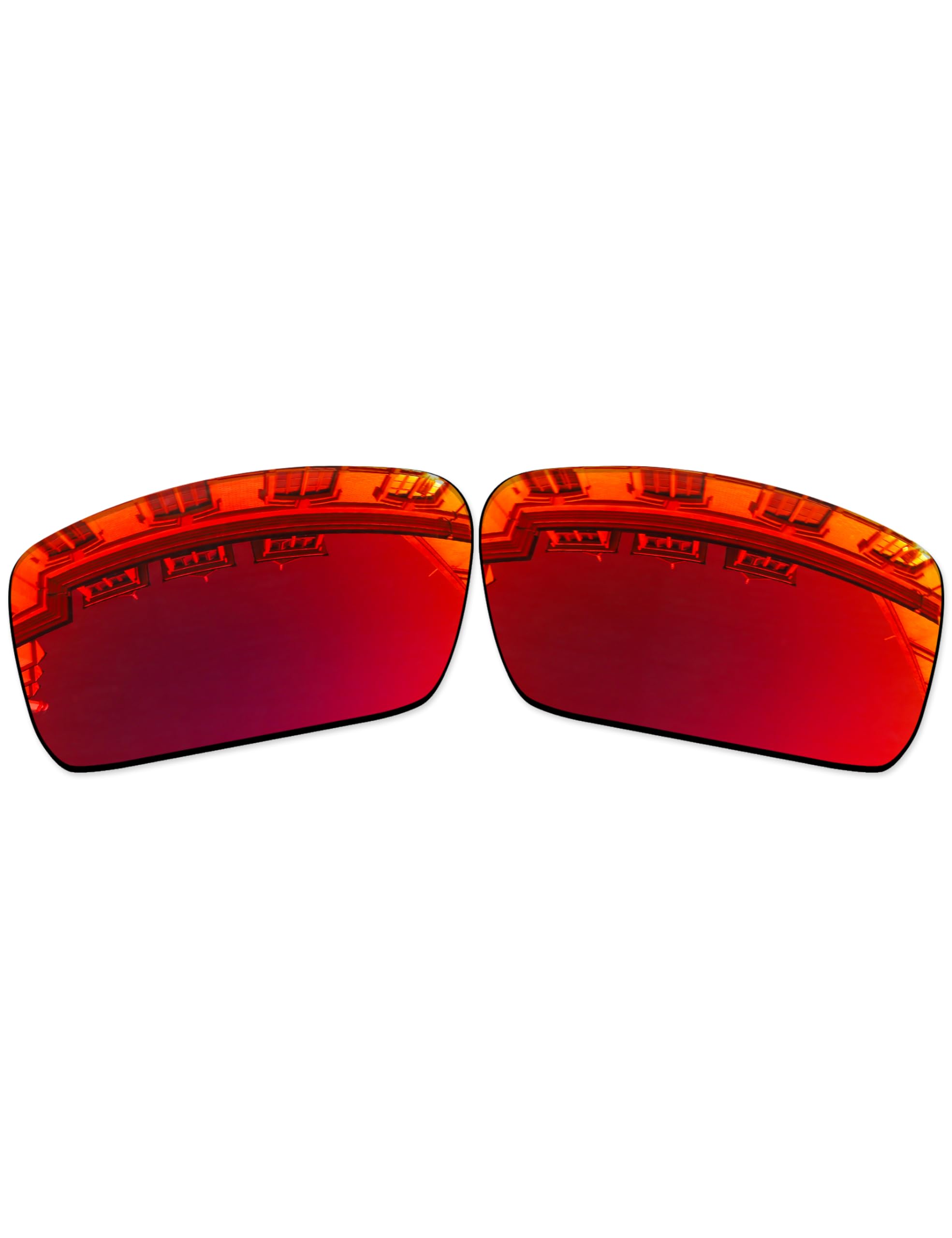 Vonxyz Lenses Replacement for Oakley Currency OX8026 Sunglass - Ruby MirrorCoat Polarized