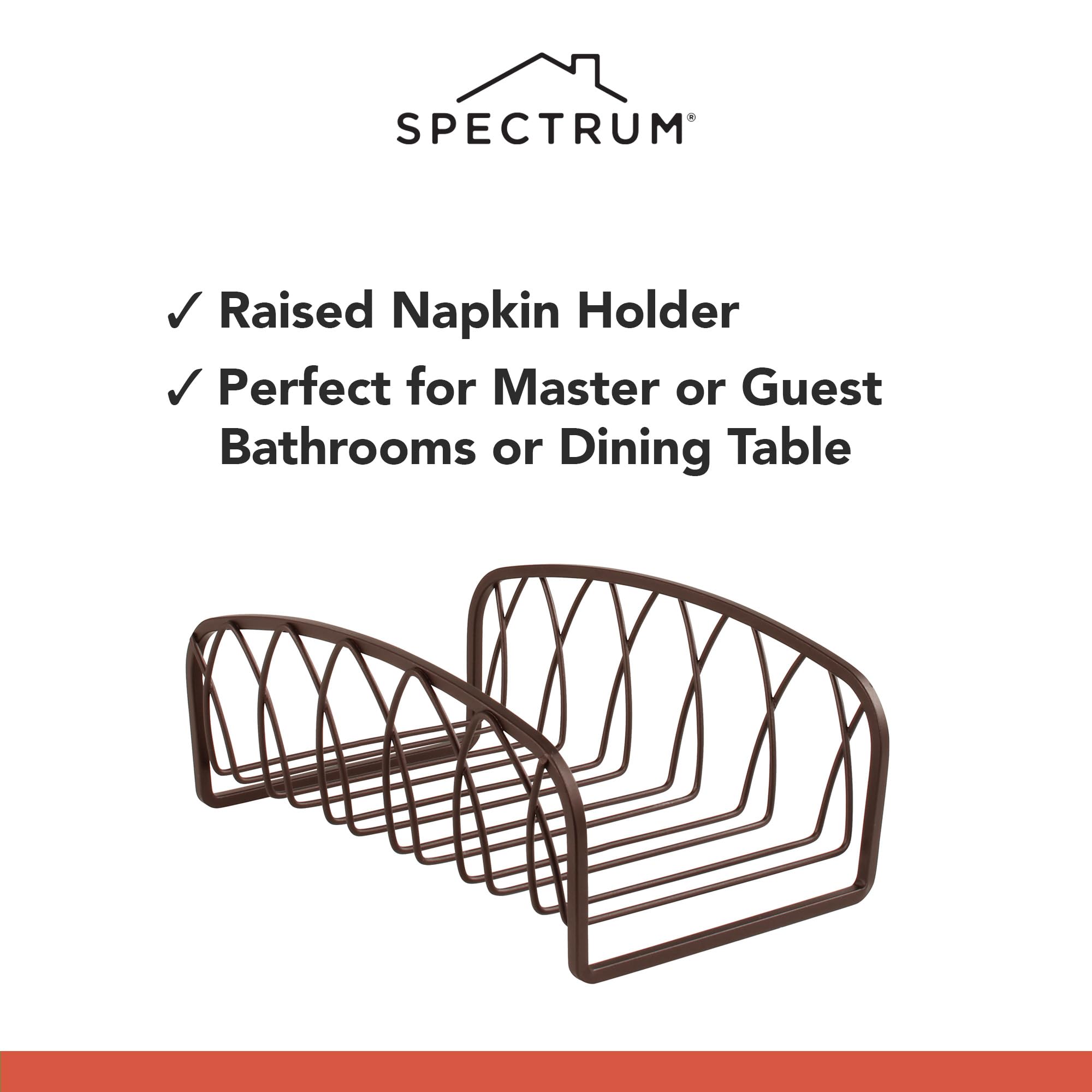 Spectrum Diversified Twist Guest Towel Holder, Bronze