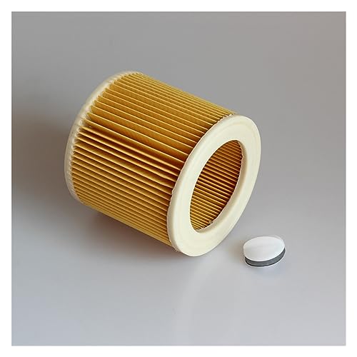 McbeAn Hepa Filter Paper Dust Bags Replacement Fliters Accessories Compatible for Karcher WD3 WD3,200 WD,3300 MV3 WD3,500 Vacuum Cleaner Parts(Set G)